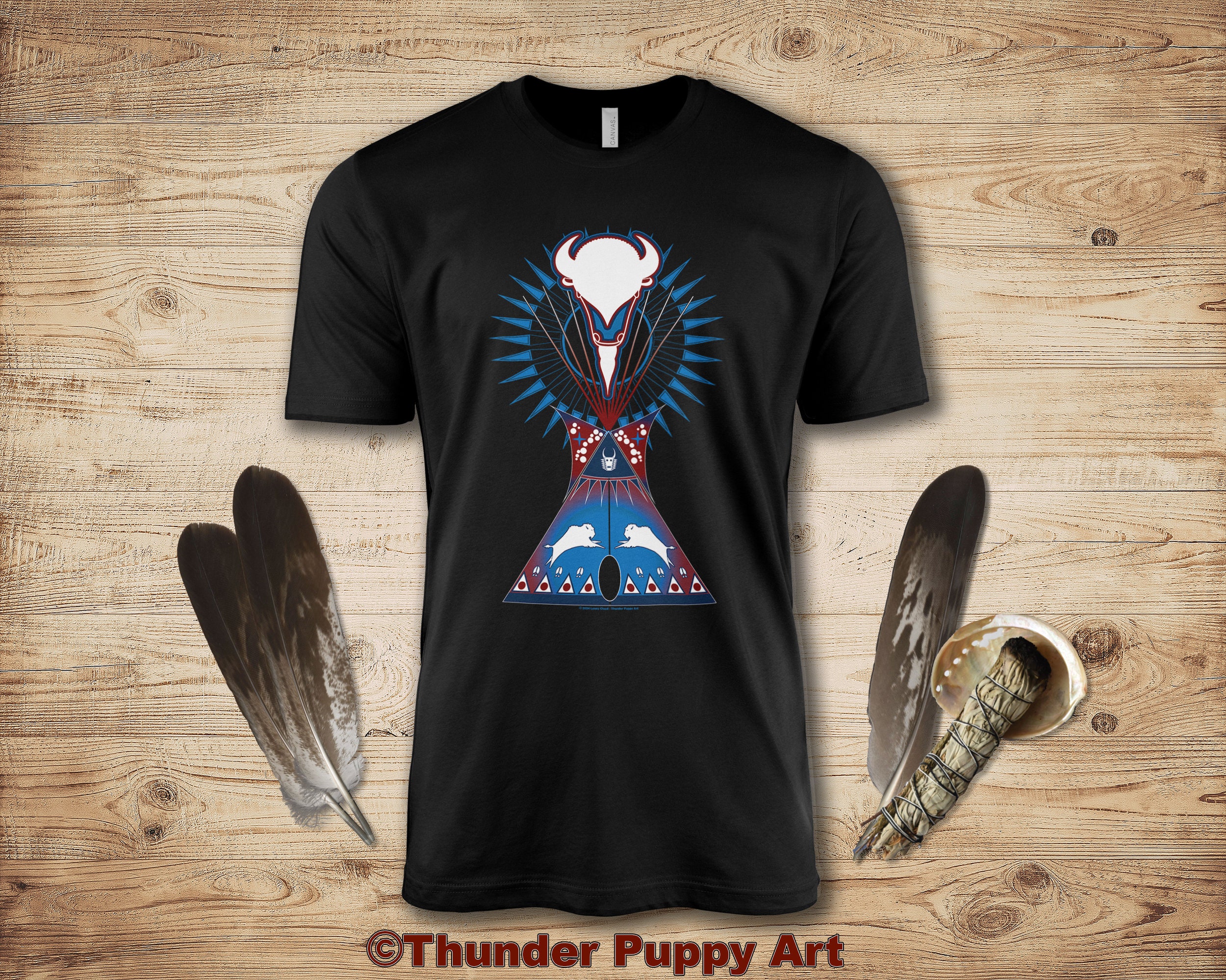 Native American T-shirt,white Buffalo Lodge, Portion Donated, MMIW ...