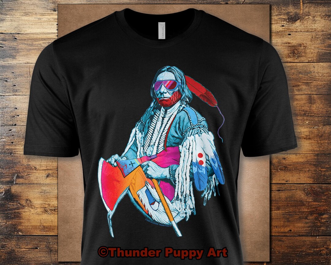 Native American Shirt,white Eagle, Ponca,portion Donated, Shamanic Art ...