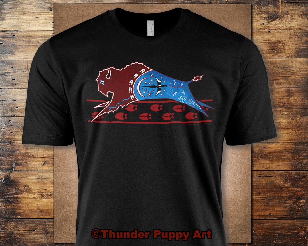 Native American Shirt,ghost Dance Buffalo,magpie, Dragonflies, Bison ...