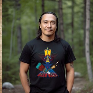 Native American Shirt, Peyote Lodge, Water Bird, Portion Donated ...