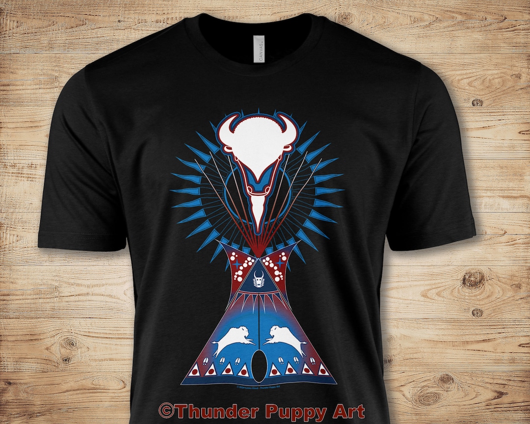 Native American T-shirt,white Buffalo Lodge, Portion Donated, MMIW ...