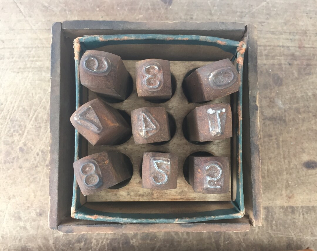 Rustic Antique Metal Stamps - Etsy