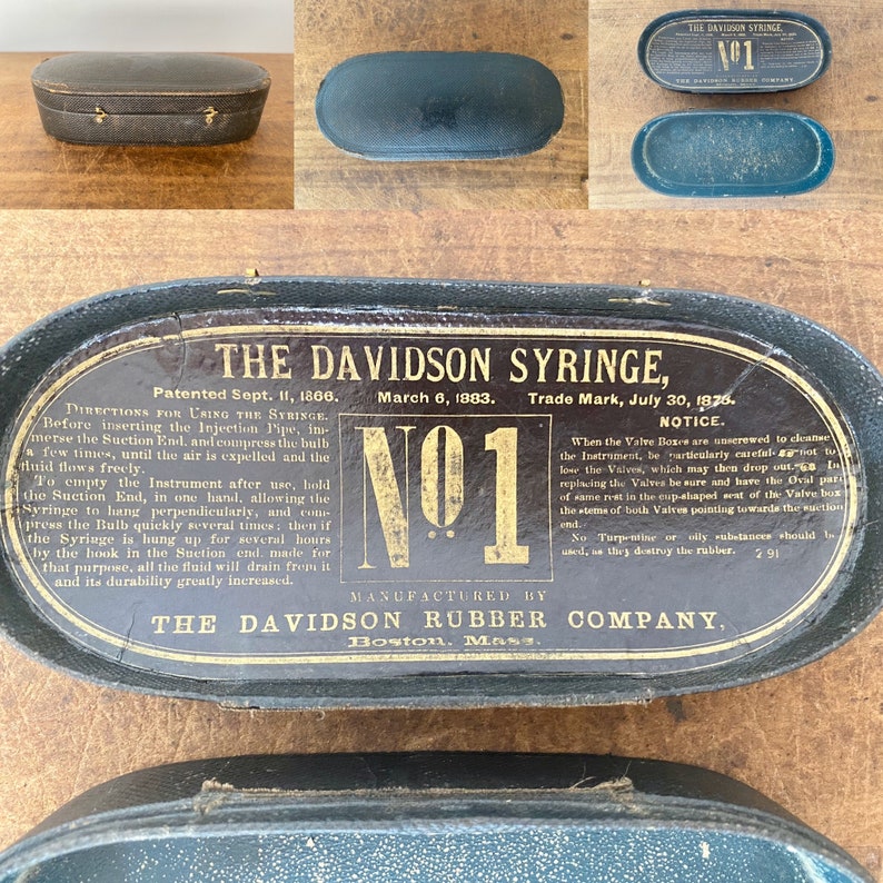 Victorian Syringe Box Wooden Container With Glass Syringe - Etsy