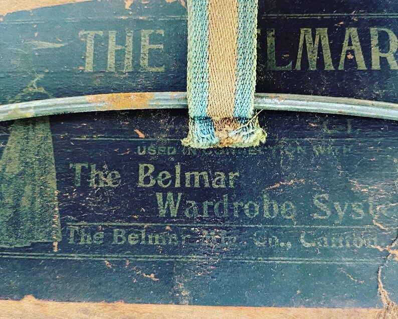Vintage Belmar Wooden/metal Suit and Skirt Holder/coathanger, Patent ...