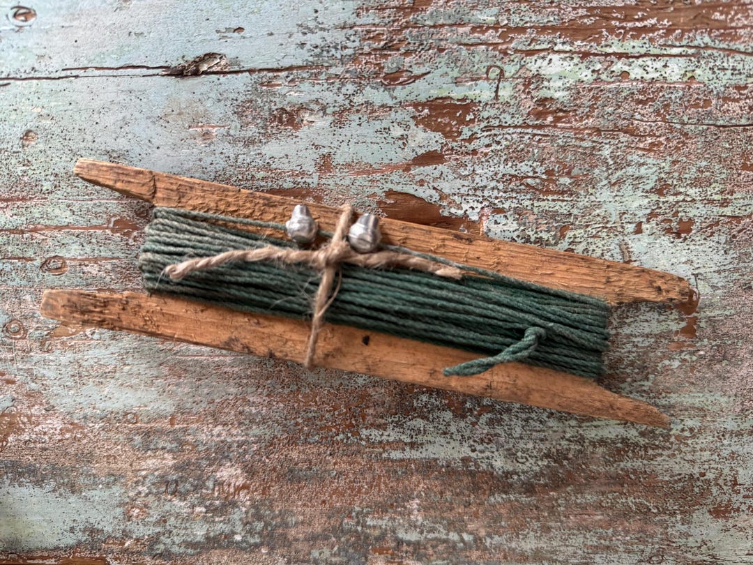 Vintage Antique Collectible Hand Carved Primitive String Reel - Etsy