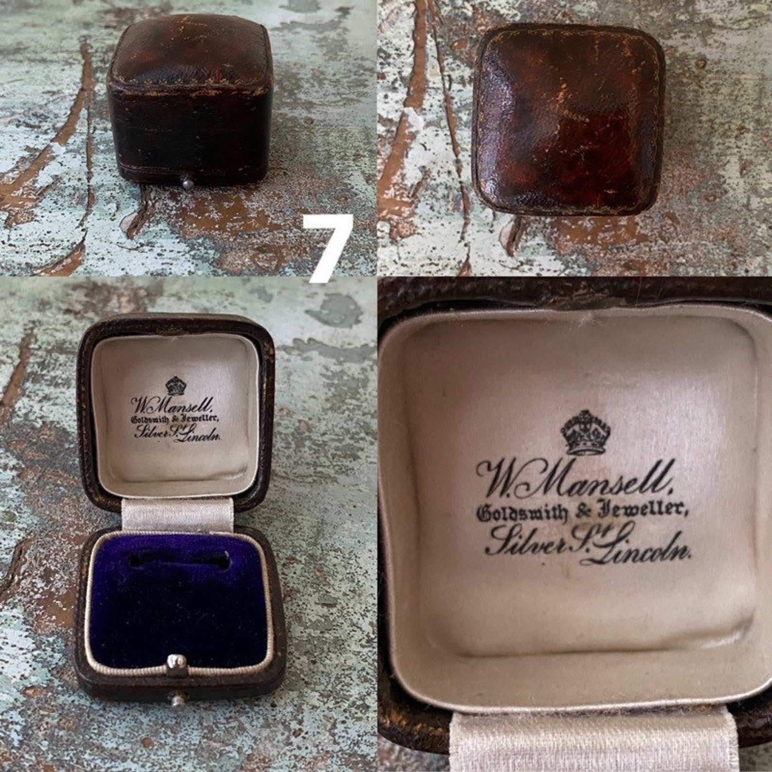 Antique Jewelry Box Display / Container / Ring Box - Etsy