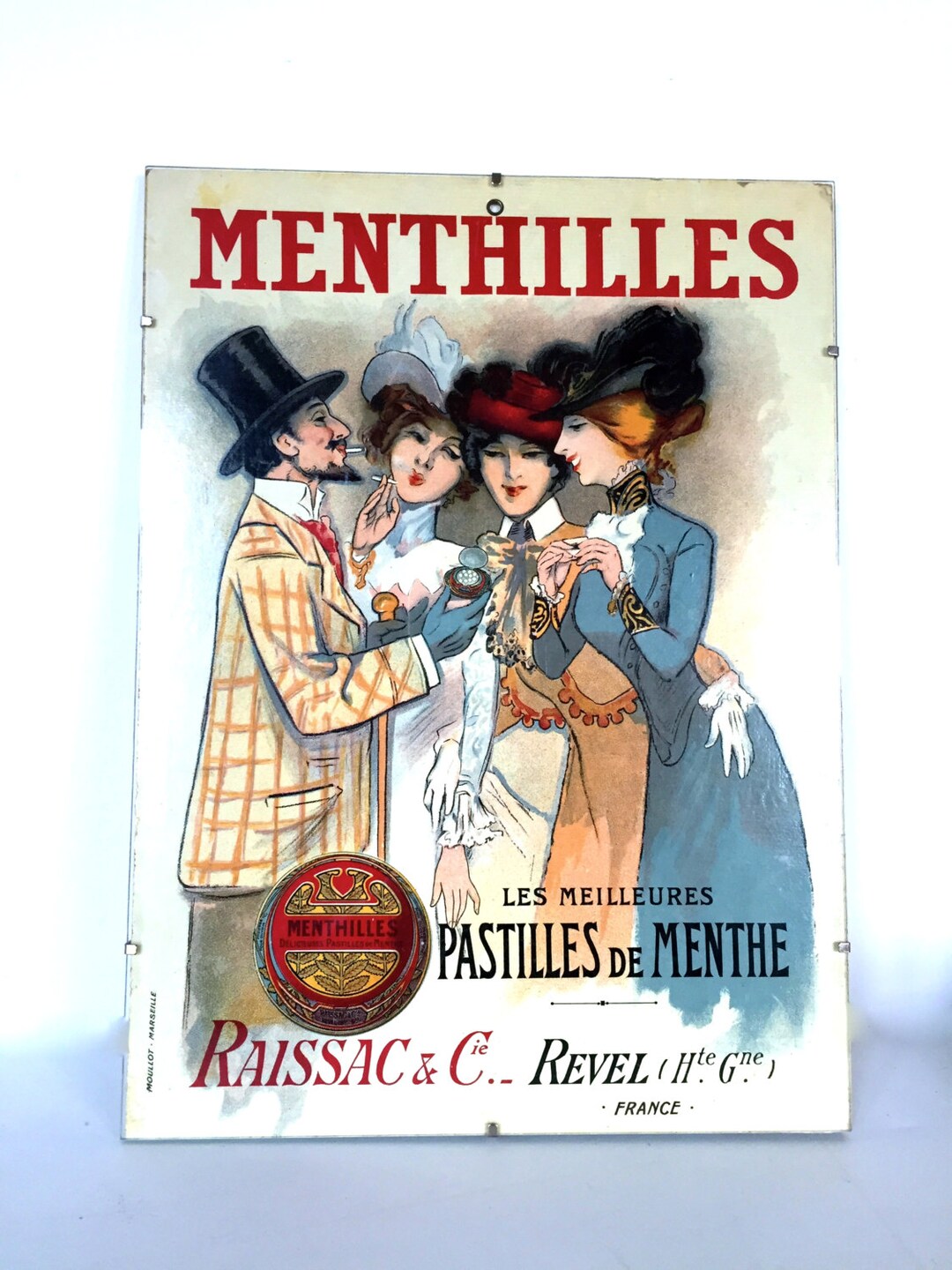 Antique French Advertisement Poster - Original - Etsy