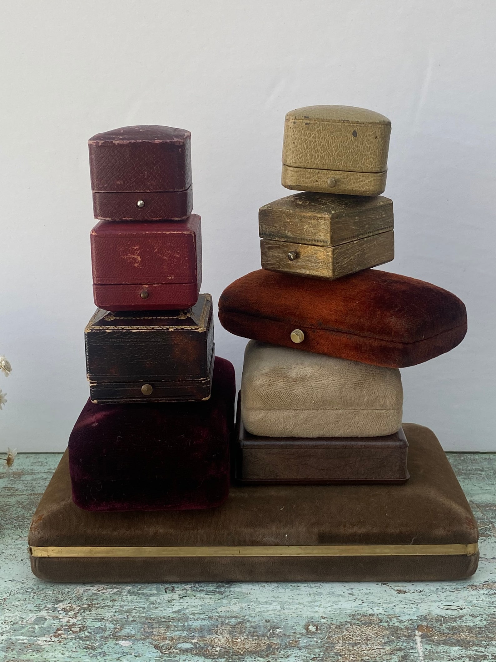 Antique Jewelry Box Display / Container / Ring Box - Etsy