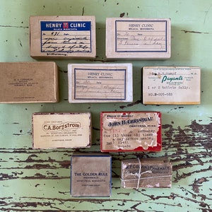 Antique / Vintage Apothecary Medicine / Pills Box /containers - Etsy