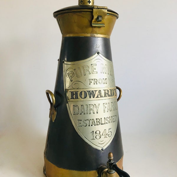 Antique Metal Milk Can - Etsy