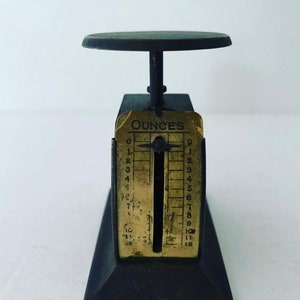 Vintage Miniature Letter Scale: Stamp Scale - Etsy