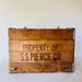 Vintage Folding / Collapsible Wooden Crate - Etsy