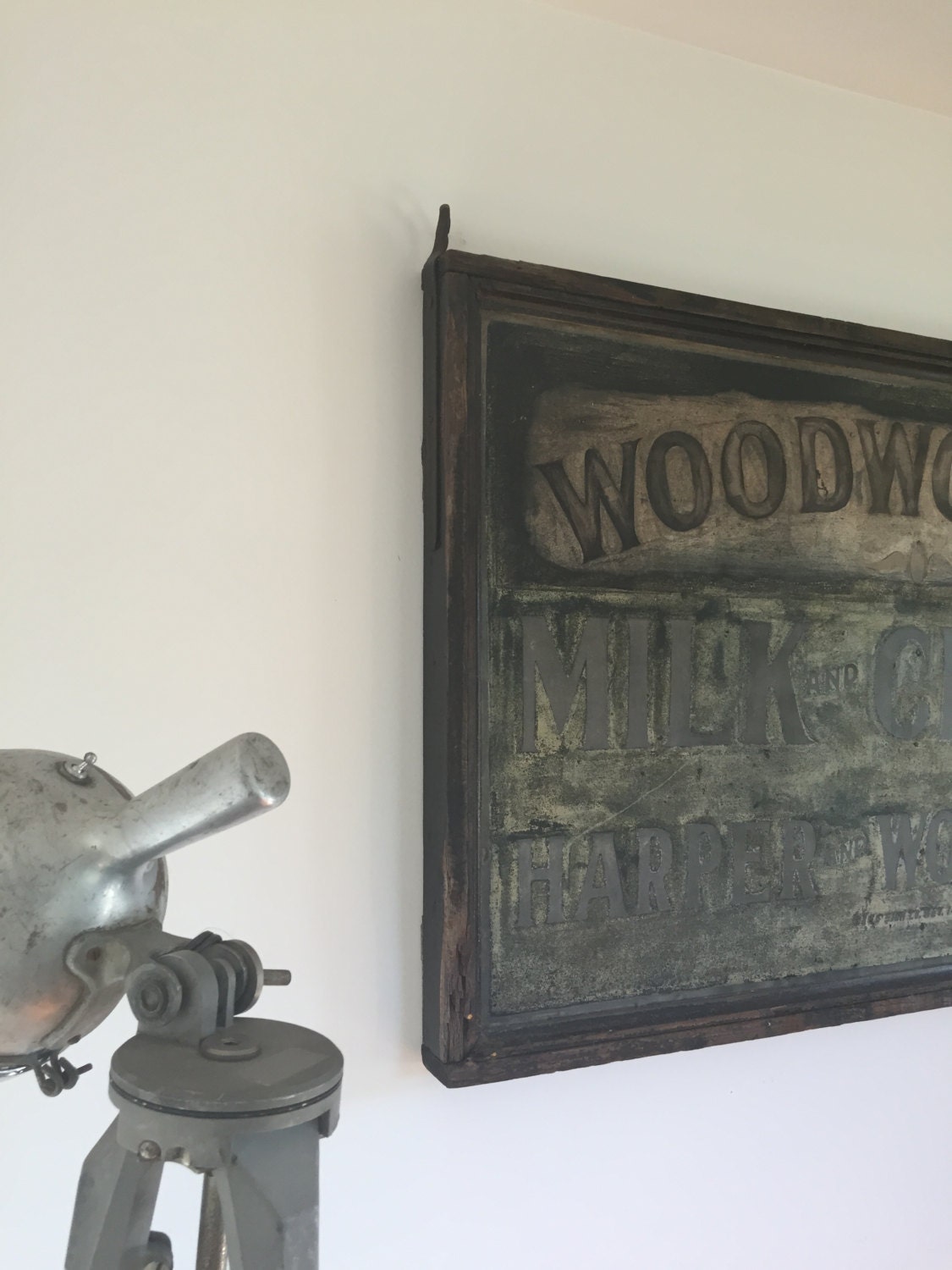 Antique Advertisement Hand Painted Sign | Etsy