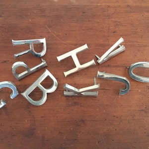 Metal Letter - Etsy