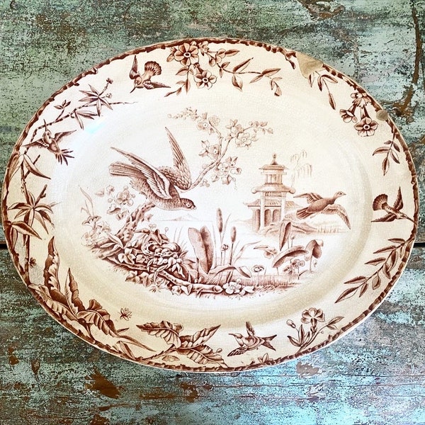 Transferware Platter - Etsy