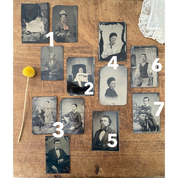 Antique tin type photography - Gem