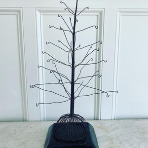 Vintage / Antique Wire Tree Form, Vintage Wire Ornament Tree Display ...