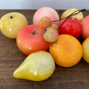 Vintage Fruit Alabaster - Italian Marble Fruit - Etsy
