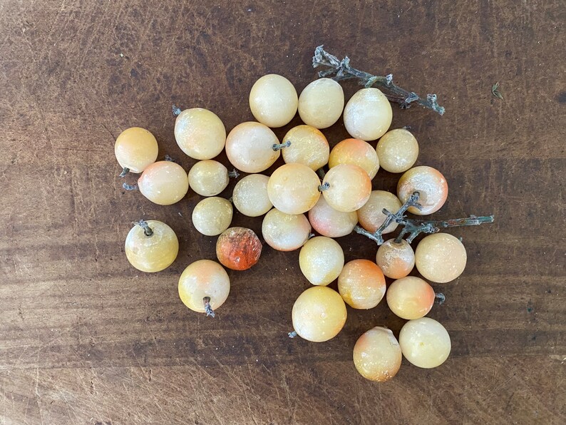 Vintage Fruit Alabaster Italian Marble Fruit - Etsy