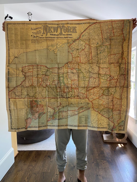 Physical Map Of New York