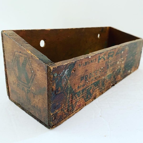 Vintage Cheese Box - Etsy