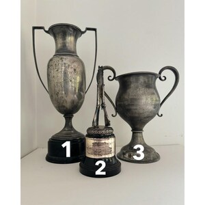 Vintage Tall Trophy / Cup - Etsy