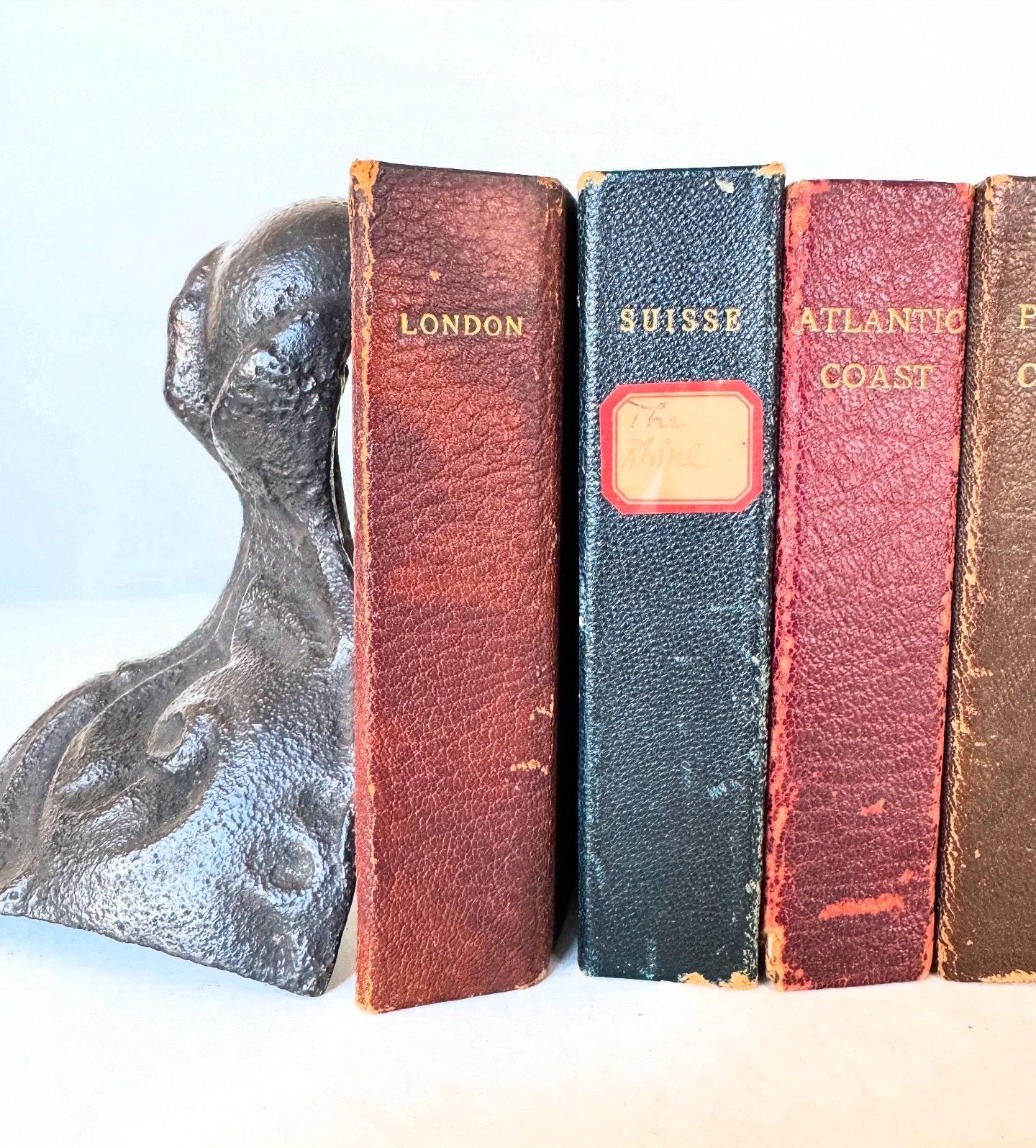 Vintage Antique Small Hard Paper and Leather Binders. - Etsy