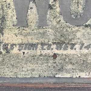 Antique Advertisement Hand Painted Sign - Etsy