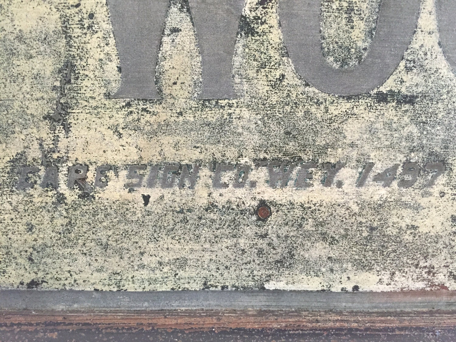 Antique Advertisement Hand Painted Sign | Etsy