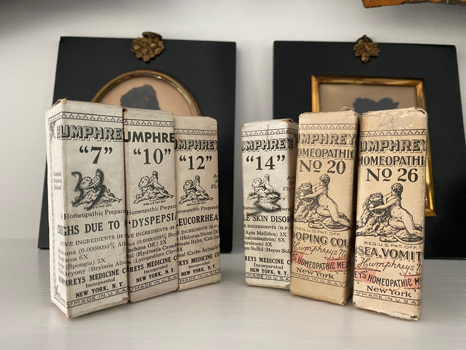 Antique Humphrey’s Apothecary Bottles With Original Label and Contents ...