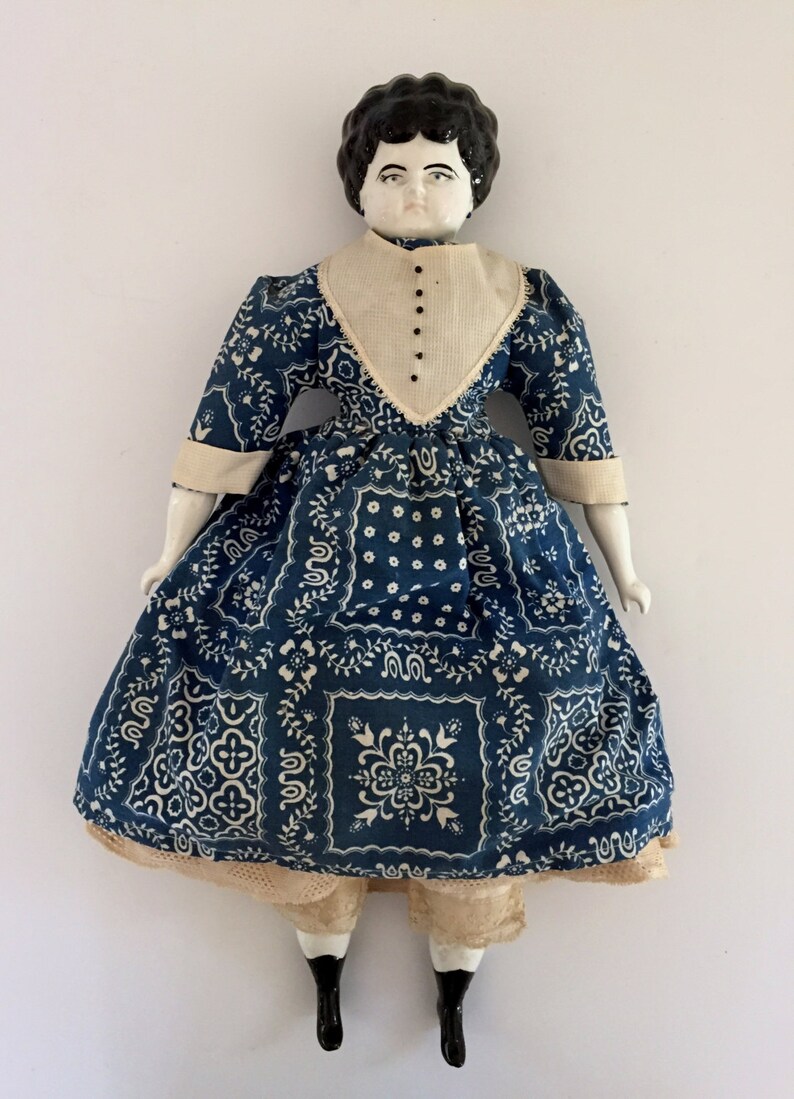 Vintage Porcelain Doll - Etsy