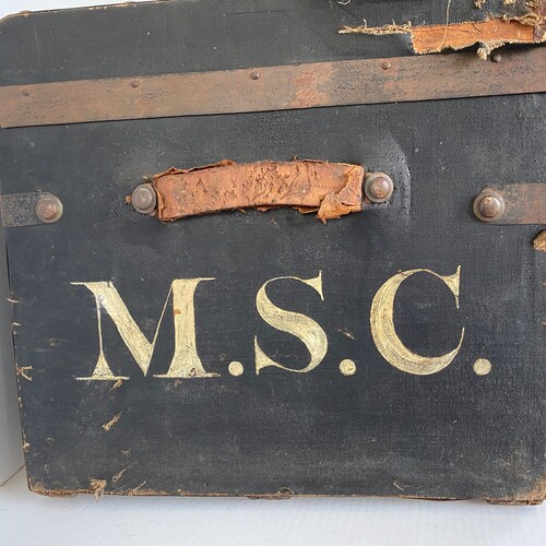 Antique Trunk Interior Trim Kit Complete Set of Original - Etsy