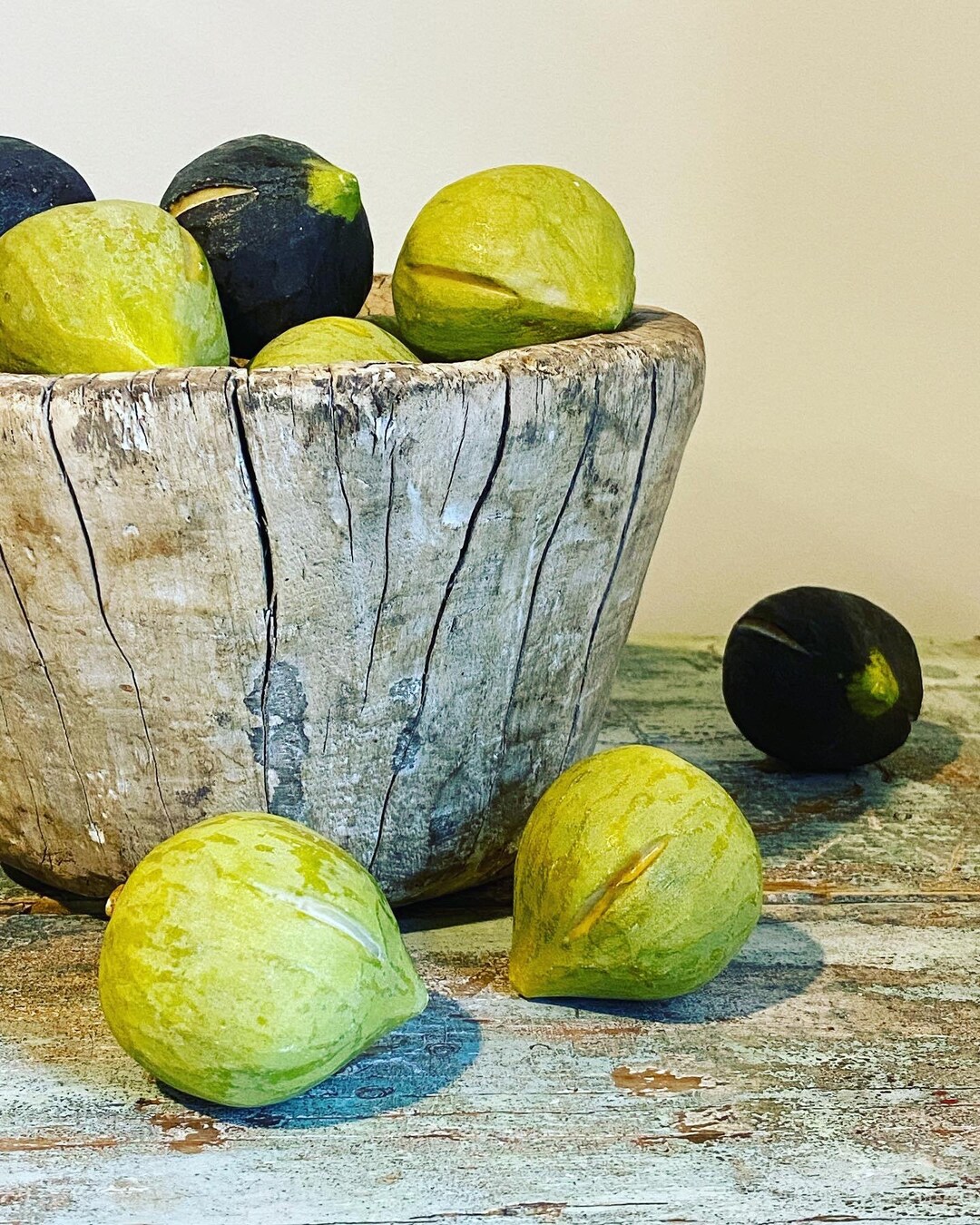 Vintage Italian Stone Fruit Alabaster - Etsy