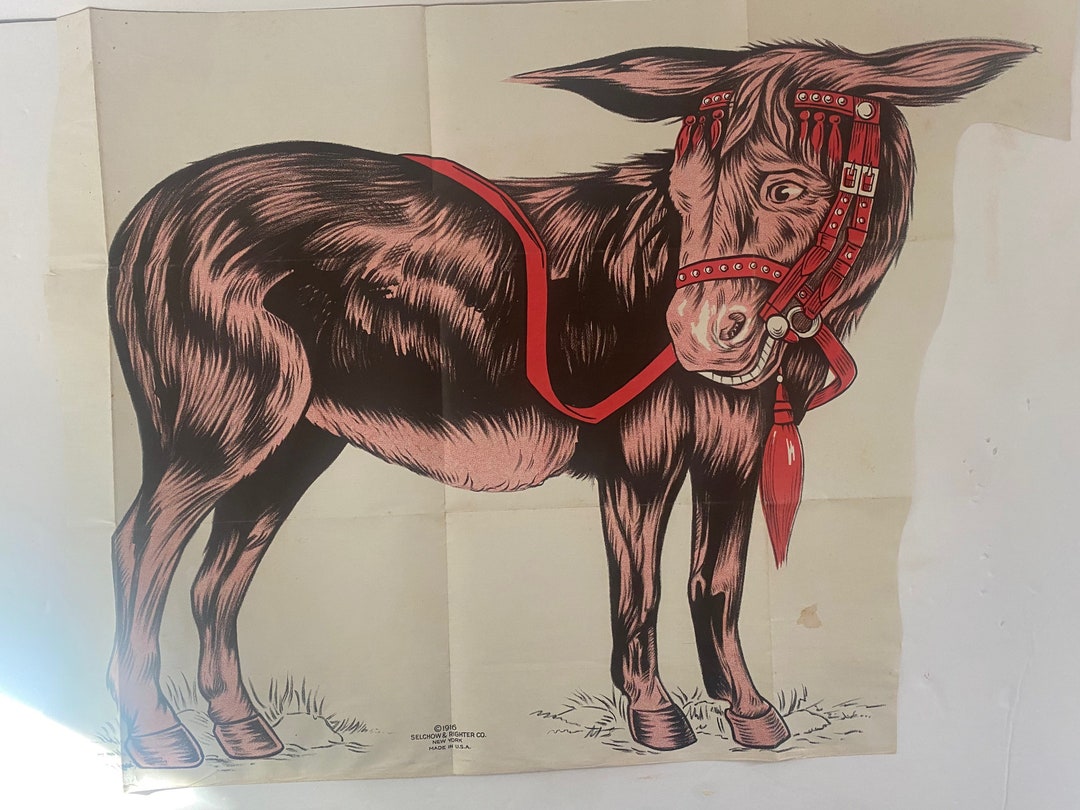 Pin the Tail on the Donkey Banner - Etsy