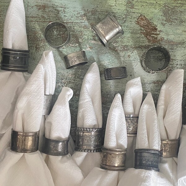 Antique Napkin Rings - Etsy