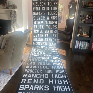 Vintage Bus Roll Sign / Bus Banner / Bus Sign - Etsy