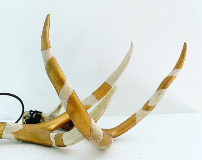 Painted Antler - Etsy