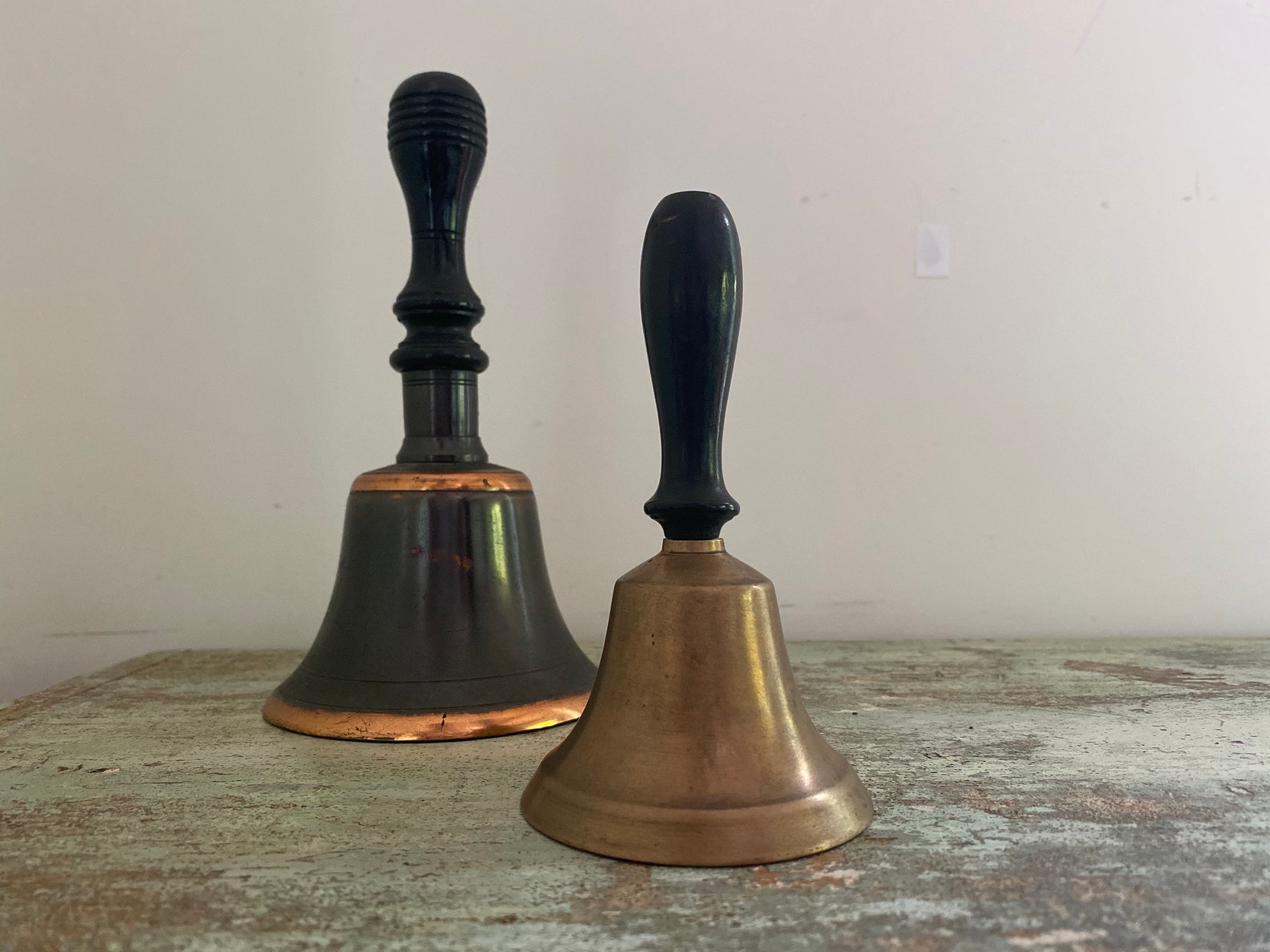 Antique Classroom Bell - Etsy