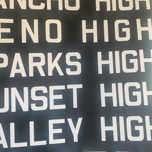 Vintage Bus Roll Sign / Bus Banner / Bus Sign - Etsy