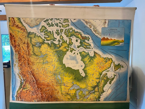 Canada Physical Map