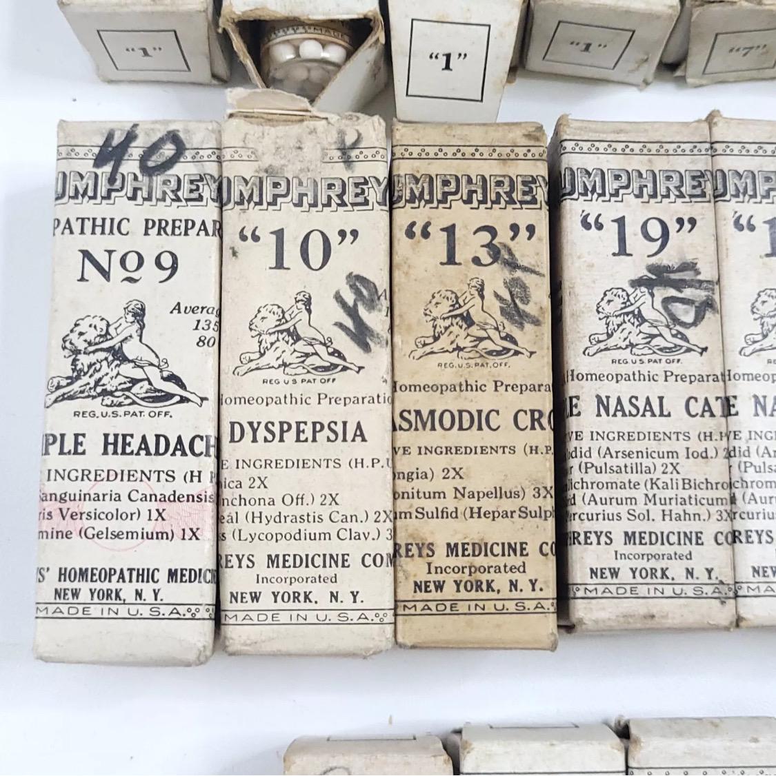 Antique Humphrey’s Apothecary Bottles With Original Label and Contents ...