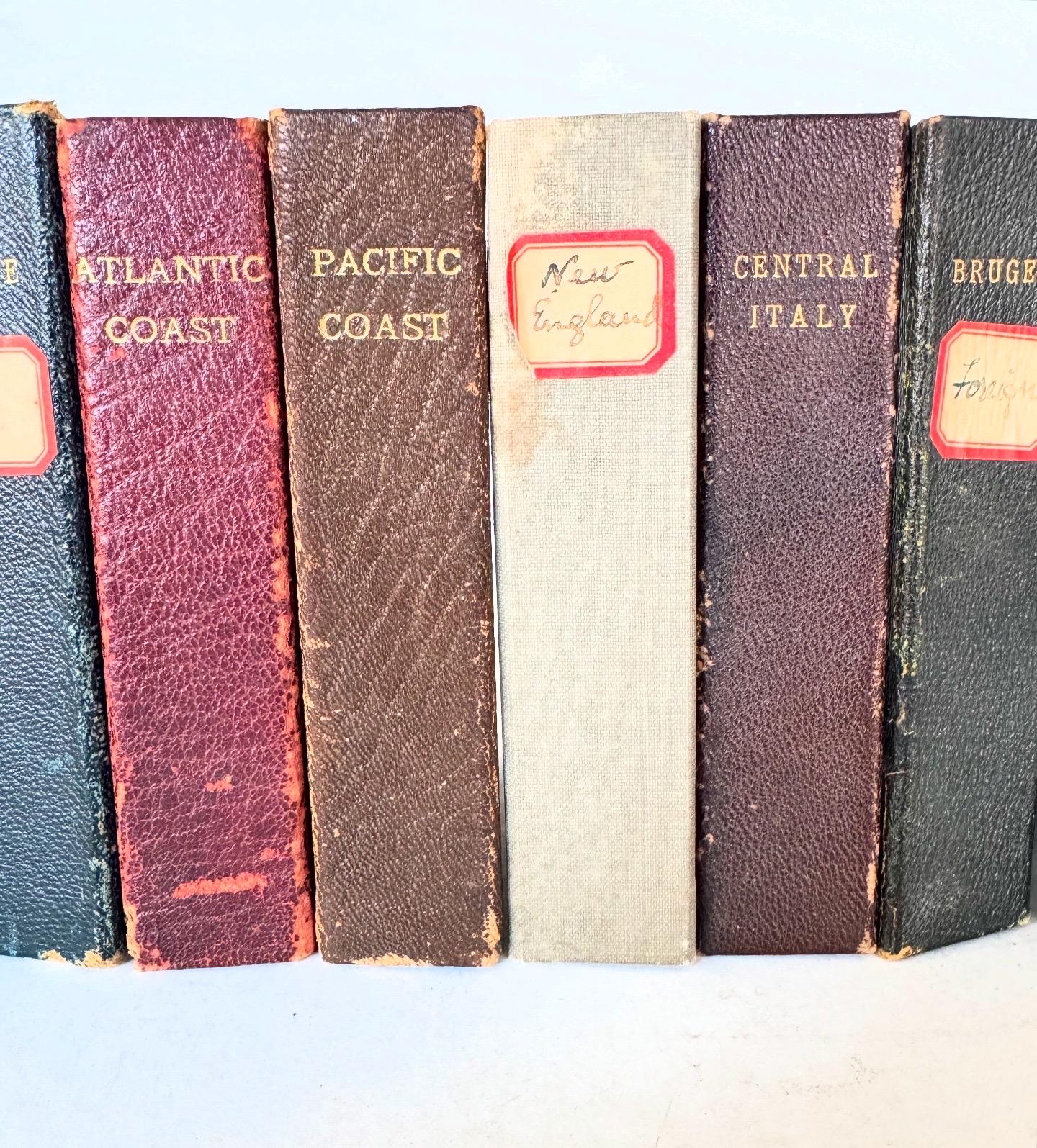 Vintage Antique Small Hard Paper and Leather Binders. - Etsy