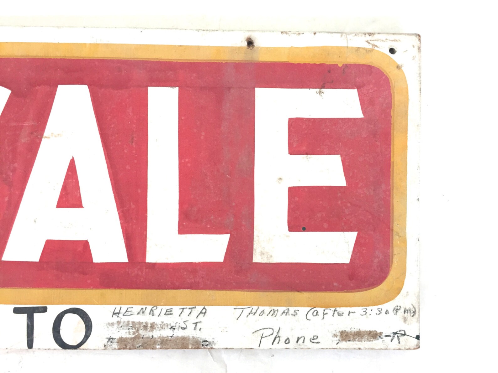 Vintage advertisement hand painted sign | Etsy