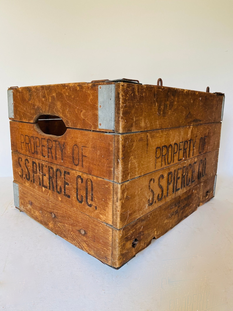 Vintage Folding / Collapsible Wooden Crate - Etsy