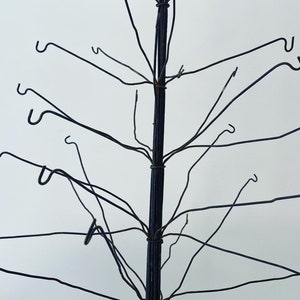 Vintage / Antique Wire Tree Form, Vintage Wire Ornament Tree Display ...