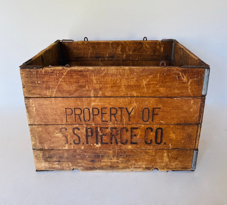 Vintage Folding / Collapsible Wooden Crate | Etsy