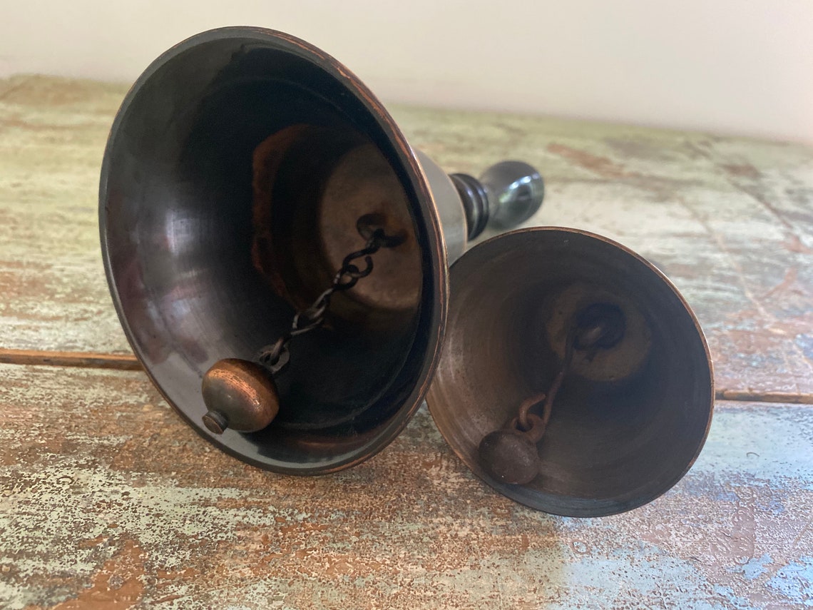 Antique Classroom Bell - Etsy