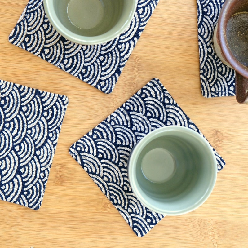 Fabric Coasters - Etsy