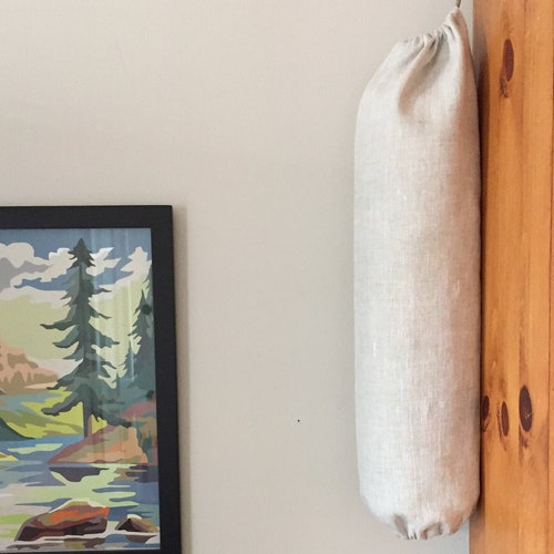 Linen Grocery Bag Holder / Plastic Bag Holder / Natural Linen - Etsy