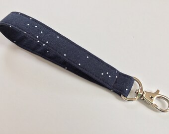 Fabric Key Fob With Swivel Clasp / Wristlet Strap / Key Holder | Etsy